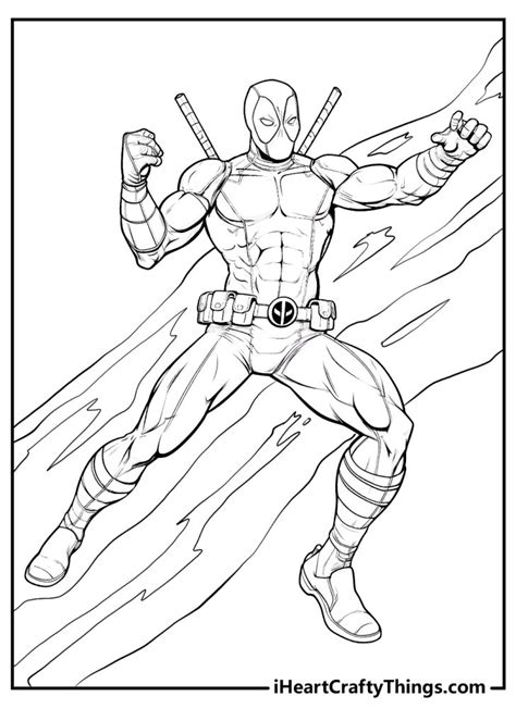 15 Deadpool Coloring Pages Free Printable Pdf Sheets