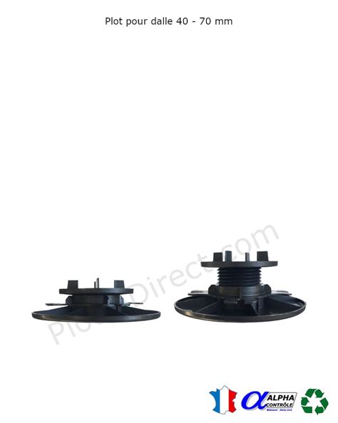 Plot Pour Dalle 40 70 Mm Fabriqué En France Prix Compétitif