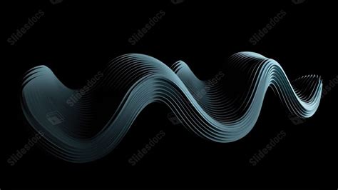 Wave Pattern With Black In The Music Music Video Powerpoint Background For Free Download
