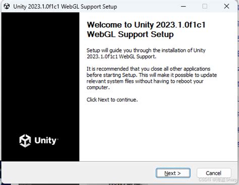 Unity导出webgl Csdn博客