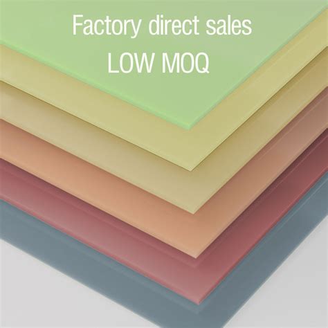 Pastel Acrylic Blanks Coral Candy Rainbow Colour Sublimation Plexiglass