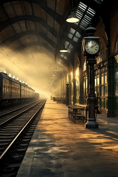 Railway Station Sound Ambience Asmr Train Tracks Photography Train