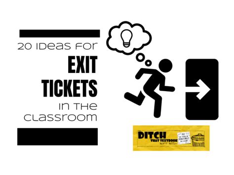 Exit Ticket Ideas With Examples For High School Students