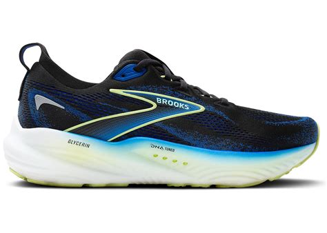Brooks Glycerin 22 Black Cobalt Neo Yellow Mens 110445 1d 002 Us