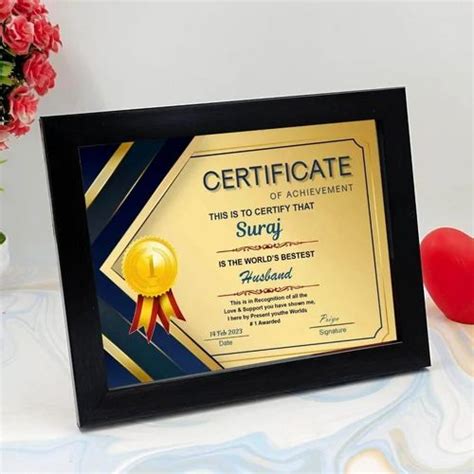 Certificate Frame Certificate Folder Manufacturer From Chennai