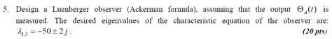 Solved State Variable Control System Of Antenna Angular