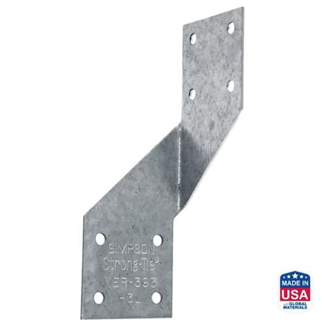Simpson Strong Tie H3 18 Gauge Galvanized Hurricane Tie H3 The Home Depot