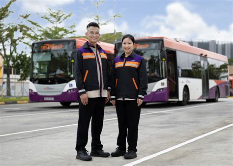 Sbs Transit Bus Captains Station Staff To Don New Purple And Orange Uniforms From Mar 16