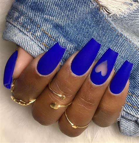 Pinterestnaturalb3auty Blue Acrylic Nails Matte Acrylic Nails Blue