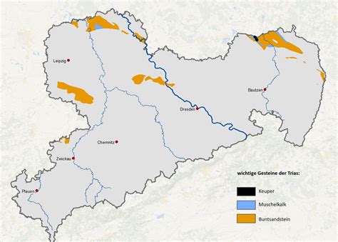 Die Trias Geologie Sachsende