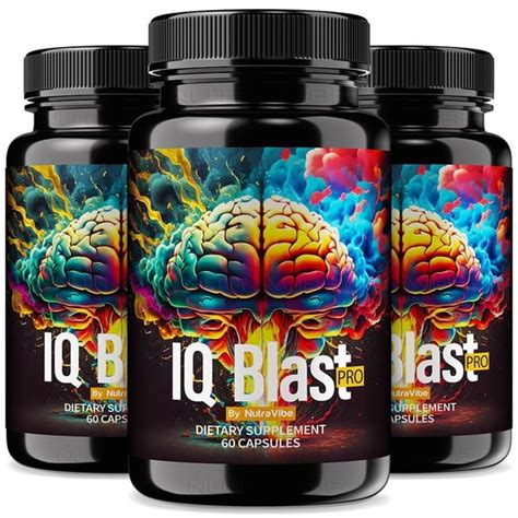Nutravibe Iq Blast Pro Capsules 180 Count Dietary Supplement For
