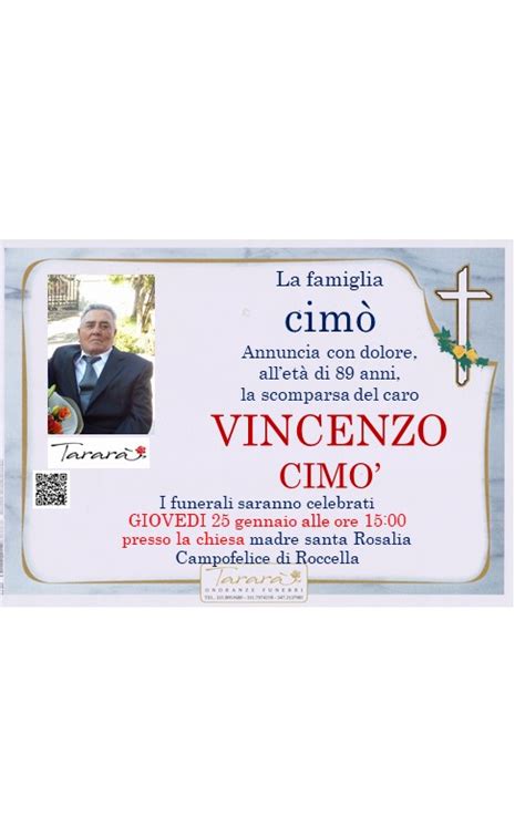 Vincenzo Cimò Tararà Onoranze Funebri
