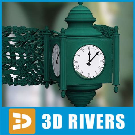 Classic Angle Clock 3ds