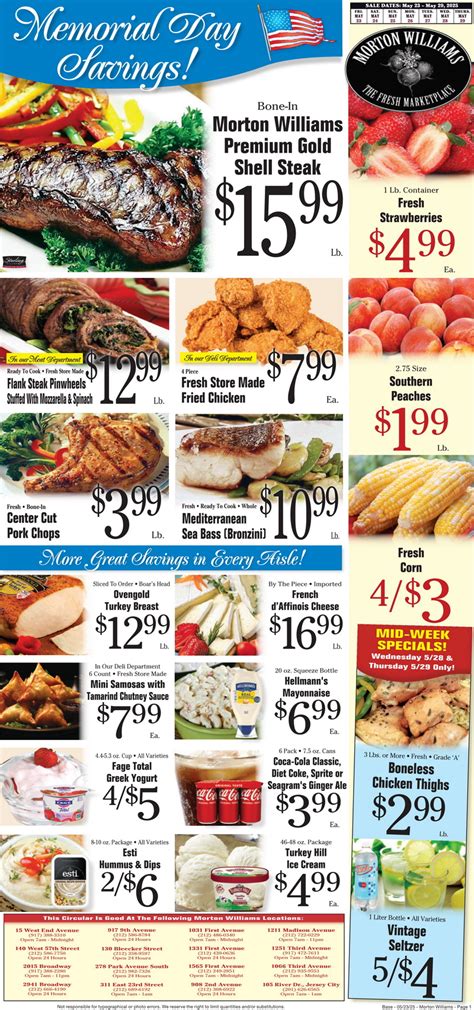 Morton Williams Weekly Ad May 23 May 29 2025