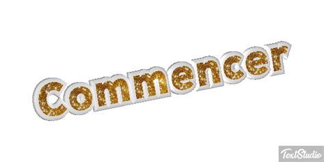 Commencer Word Animated  Logo Designs