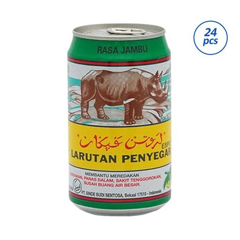 Jual Sinde Cap Badak Jambu Larutan Penyegar Minuman Herbal 320 Ml24 Pcs Di Seller Abel Store