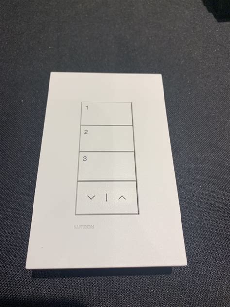 Lutron Homeworks Palladiom Keypad 3 Button Rl White Bstock2cash