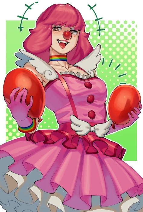 Clown Girl Art
