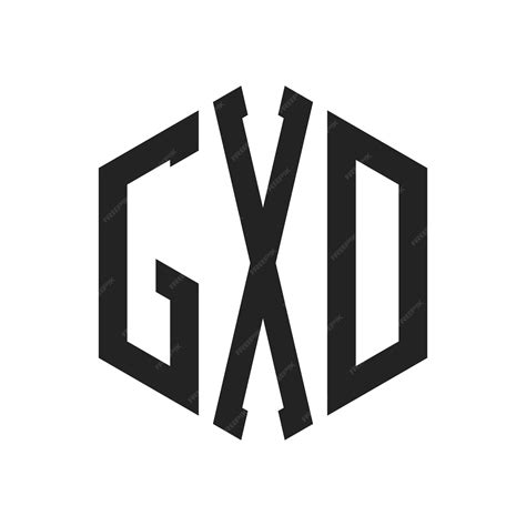 Premium Vector Gxd Logo Design Initial Letter Gxd Monogram Logo Using