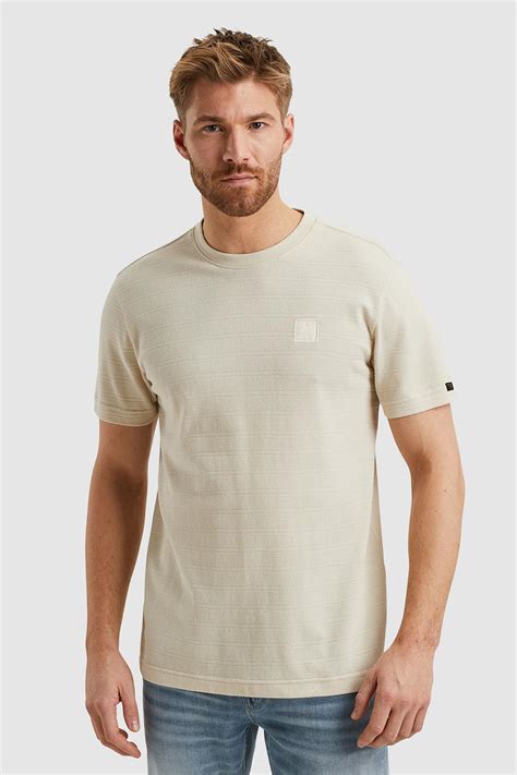 Pme Legend Beige Heren T Shirt Shop Nu Bij Sansnl