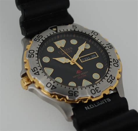 Sold 1992 1995 Citizen Divers Watch With Box And Papers Nos Birth