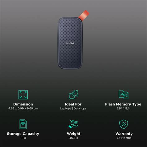 Buy Sandisk E30 1tb Usb Type C 32 Portable Solid State Drive Drop