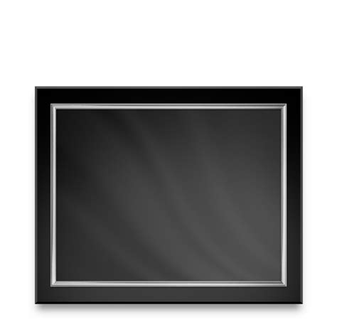 Featherlite Certificate Plaque With Silver Beading Moslow Wood