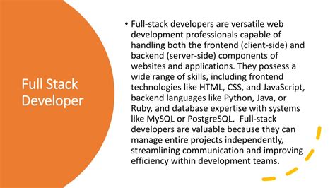 Ppt Full Stack Developer Vs Data Analyst Powerpoint Presentation Free Download Id12985074
