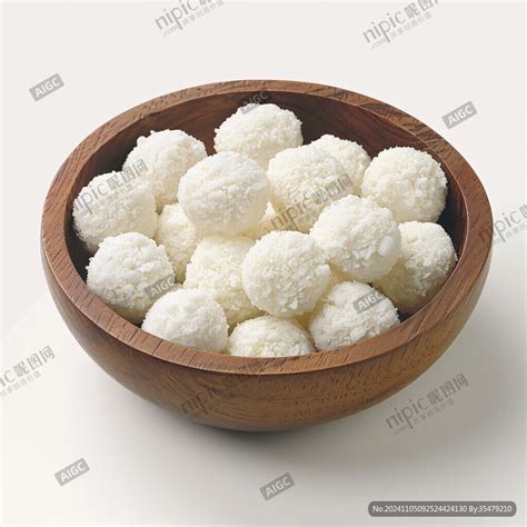 Ai创作图干贝绣球丸 水晶山药球 木桶丸子 椰茸丸子 养生山药球 贡贡丸 椰奶果球 蒸珍珠球 乳香球 丸子图片 白蜜丸子 珍珠香芋球 爆汁椰球