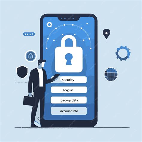 Premium Vector Vector Personal Data And Authentication Illustration