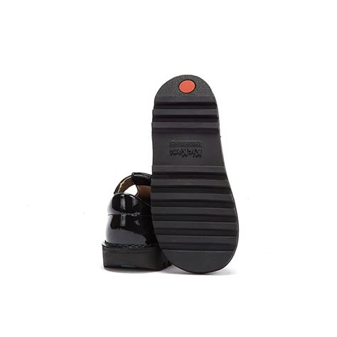 Kickers Kick T Bar Patent Infant Girls Shoe