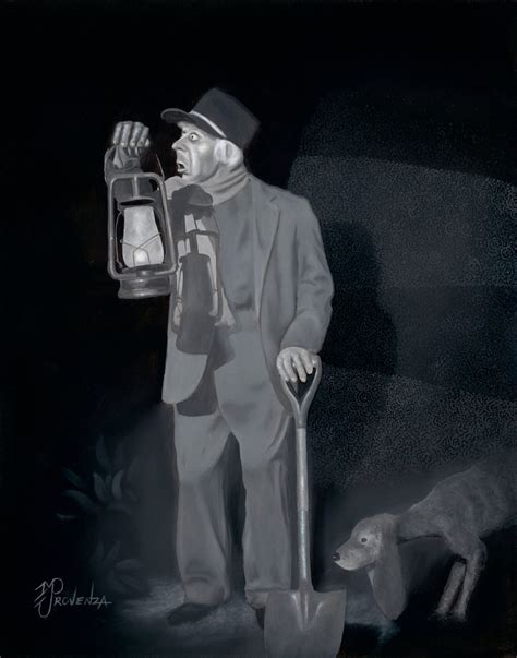 Grave Digger Haunted Mansion Original Sold Provenza Disney