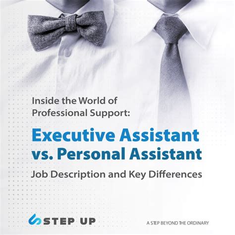 Executive Assistant Vs Personal Assistant Stepup