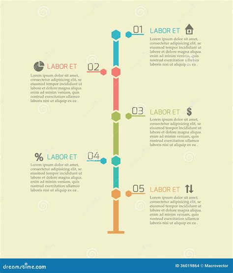 Infographic Timeline Chart Elements Stock Illustration Illustration Of Presentation Business