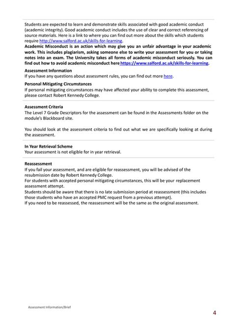 Final Assignment Brief 1 1 Pdf