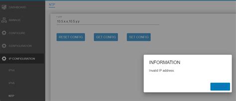 Unisphere For Powermax Unable To Add 2 Ntp Ip Addresses In Vapp Ui It Failed With Error