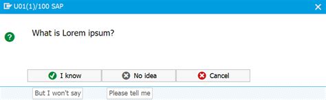 Anatomy Of A Function Module POPUP TO CONFIRM P SAP Community