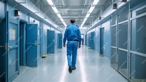 Premium Ai Image Jailer Enters The Safe Area While Moving Through The