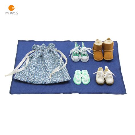 Montessori Stereognostic Bag With Paired Mini Shoes Mvita Us