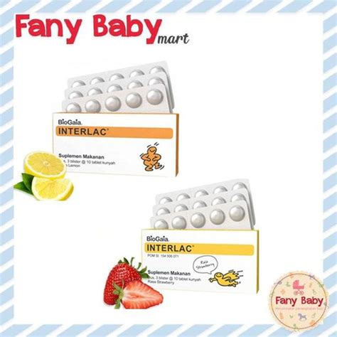 Jual Interlac Tablet 1 Tablet Kunyah Suplemen Kesehatan Shopee Indonesia