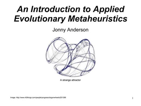 An Introduction To Applied Evolutionary Meta Heuristics Ppt
