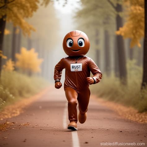 Programming Languages Mascots In A Marathon Stable Diffusion Online