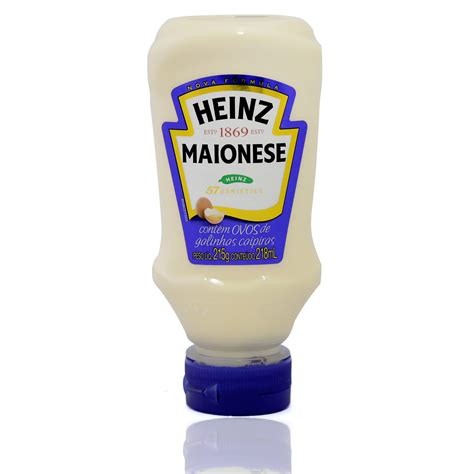 Maionese Heinz 215g Banca Do Ramon