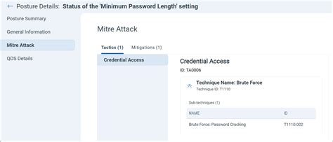 Viewing Mitre Compliance