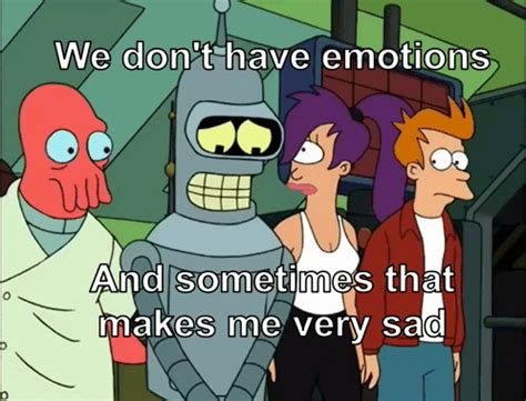 Futurama Bender  Futurama Bender Emotions Discover And Share S