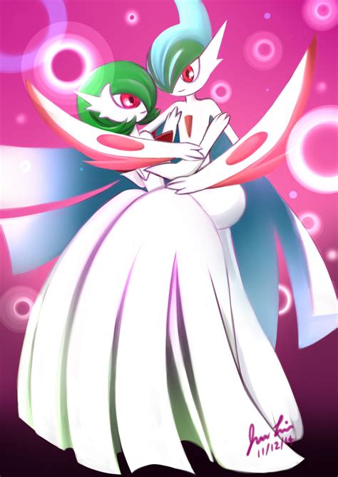 Gardevoir And Gallade In Love