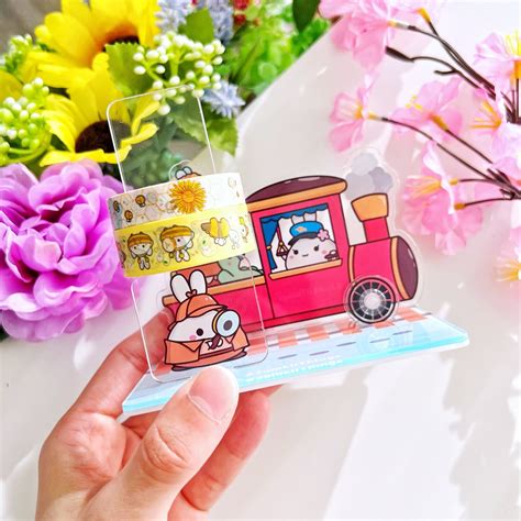 Misfit Express Train Station With Moving Train Washi Tower® Sumlilthings