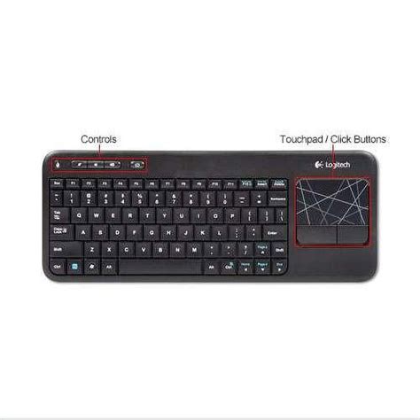 Logitech Wireless Touch Keyboard K400 With Built Black
