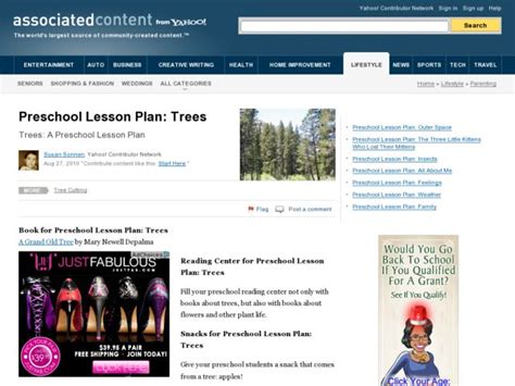 Trees Lesson Plan For 1st 2nd Grade Lesson Planet
