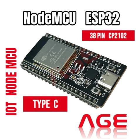 Esp32 Nodemcu Cp2102 38pin Type C Esp Wroom 32 Development Board Wifi Bluetooth Dual Core